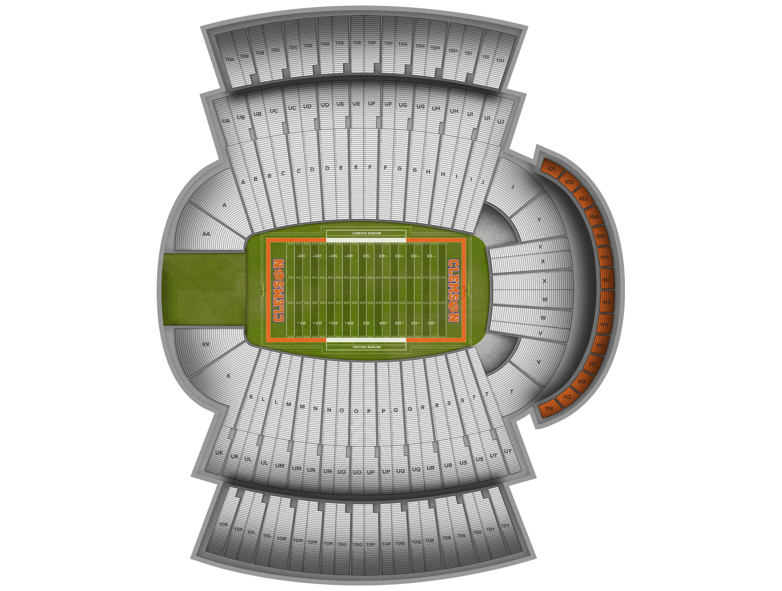 Clemson Memorial Stadium Tickets & Events | Gametime